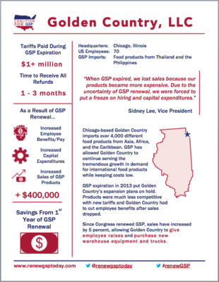 GSP Company Profile: Golden Country, LLC in Chicago, Illinois – Renew ...